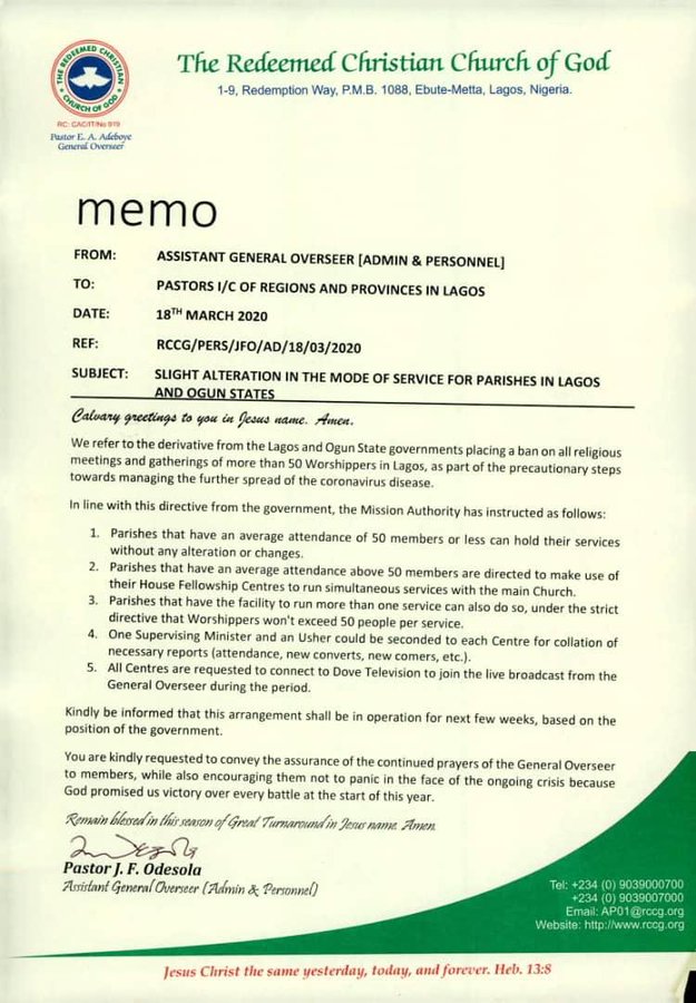 Redeem-Letter | NewsWireNGR