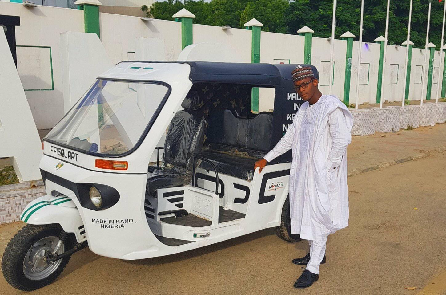'Made in Kano': See photos of tricycle built by a Nigerian from scratch ...